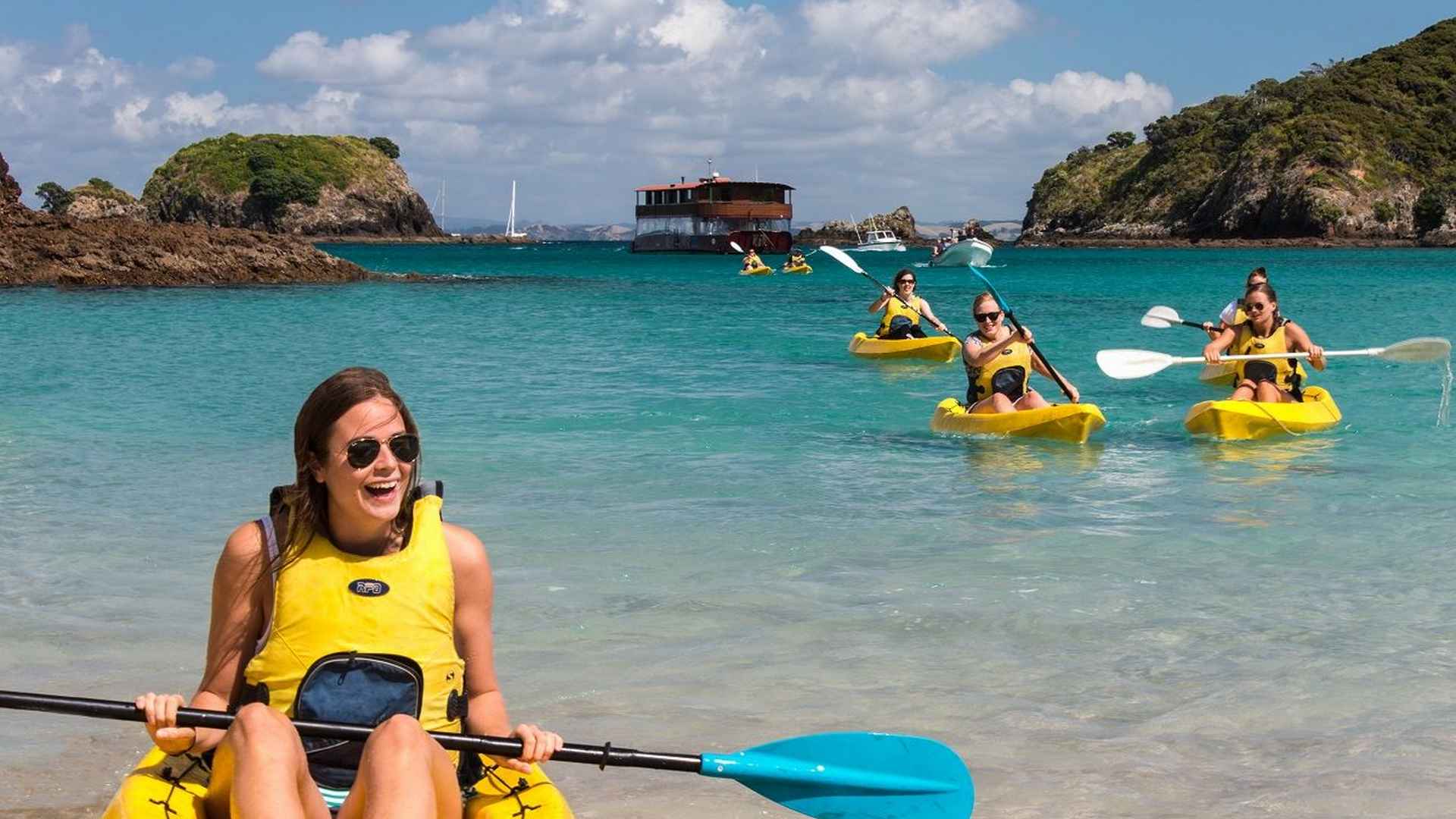 Bay of Islands Kayaking | Sea Kayak | The Rock Adventure Cruise
